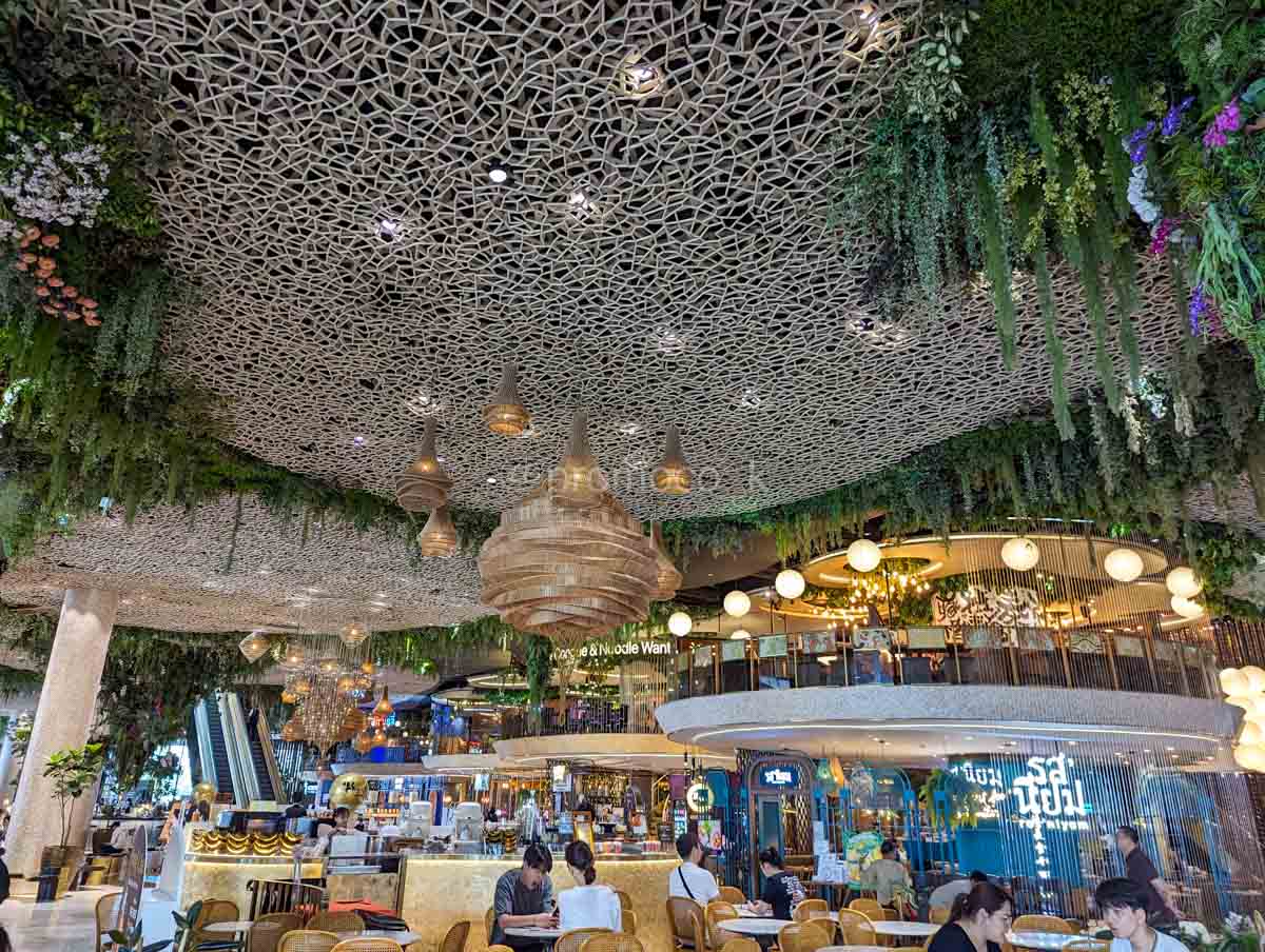 アイコンサイアムG階レストランTHE VERANDA。TWG店舗あり